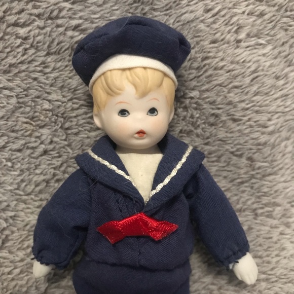 Russ Berrie | Art | Vintage Russ Berrie Porcelain Sailer Doll | Poshmark